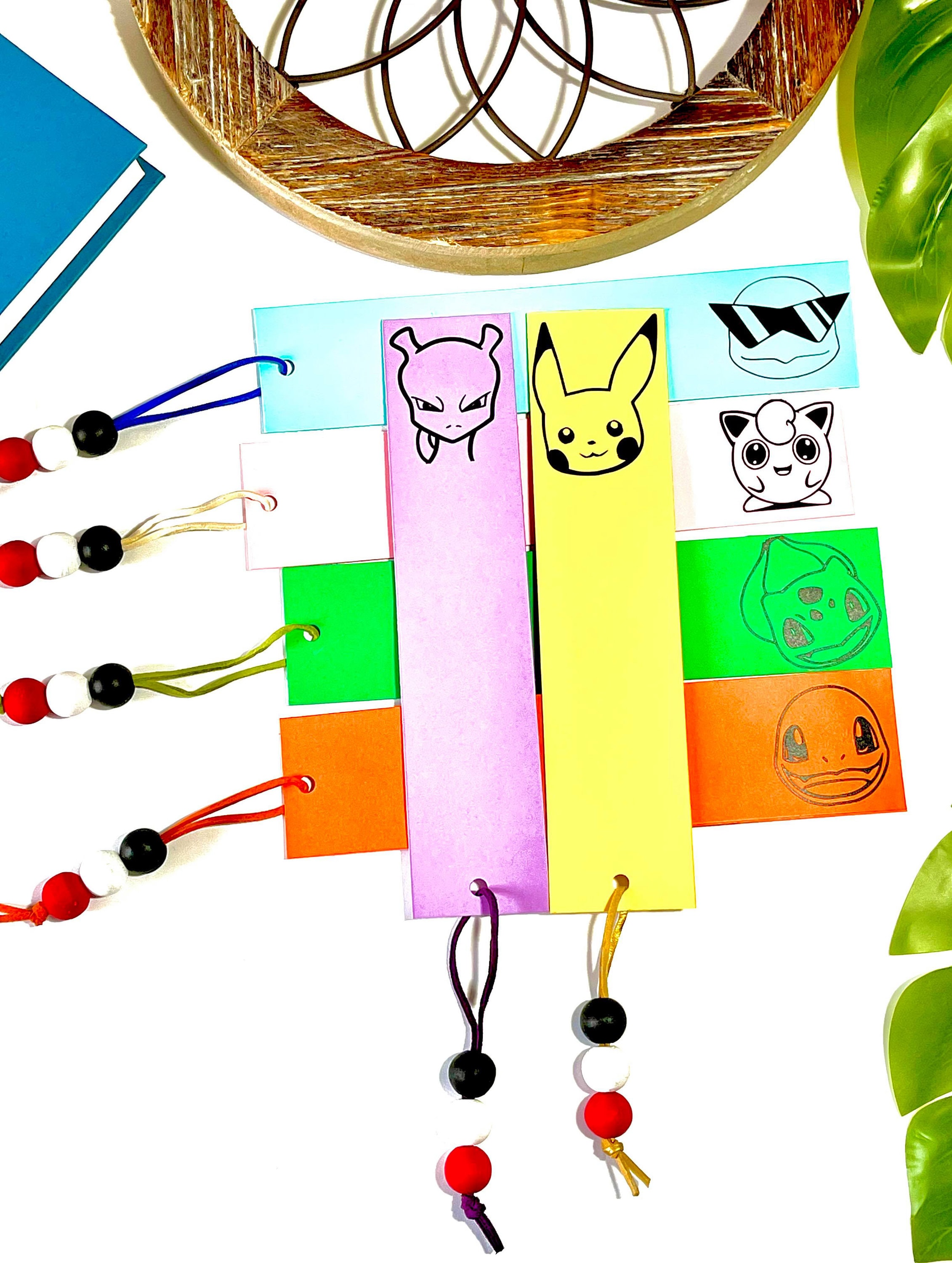 Pokémon Bookmarks Your Favorite Pokémon Bookmarks Pikachu - Etsy