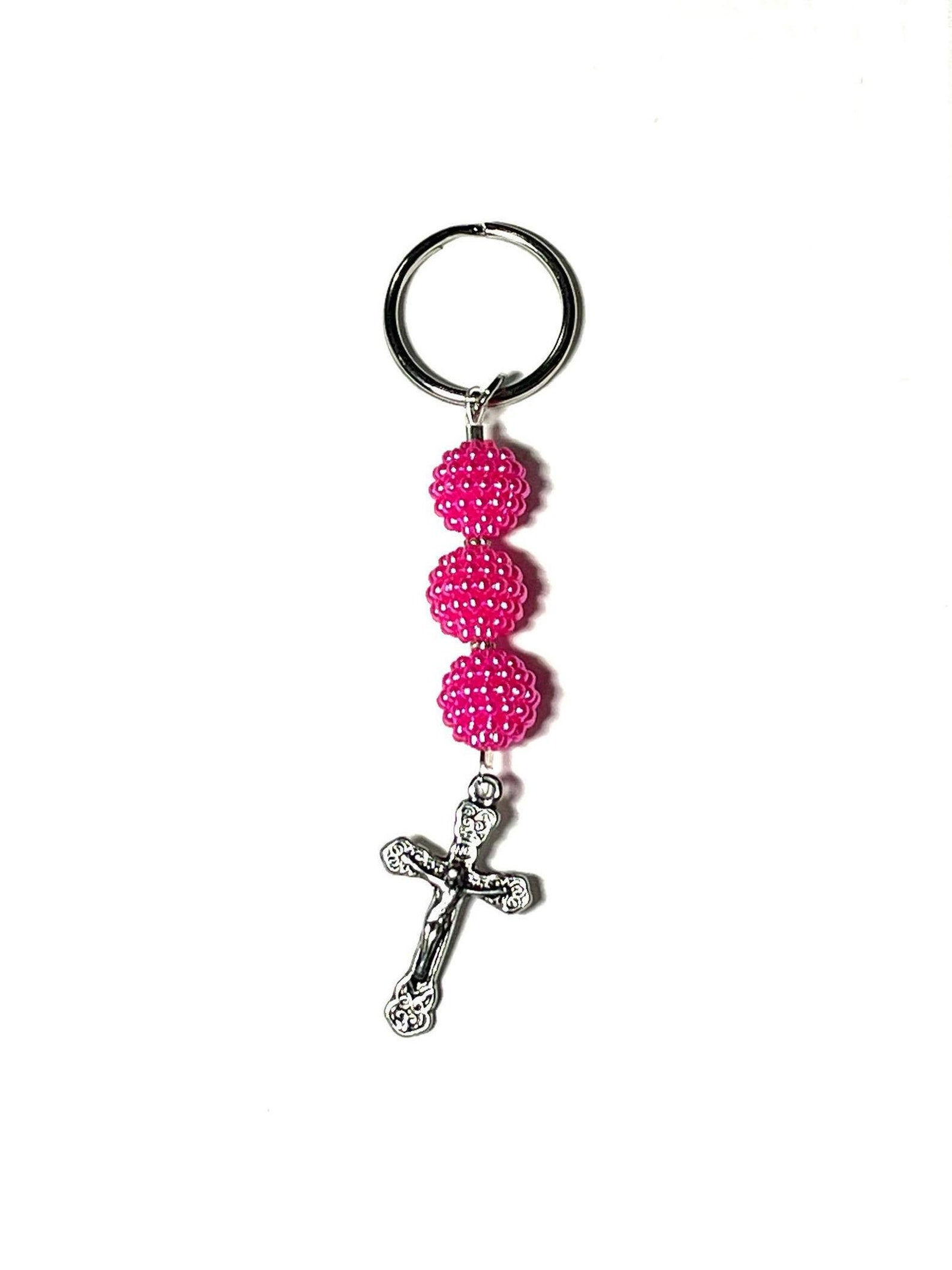 Small Cross Keychain, Keychain, Religious Gifts, Gifts, Cross Keychain ...