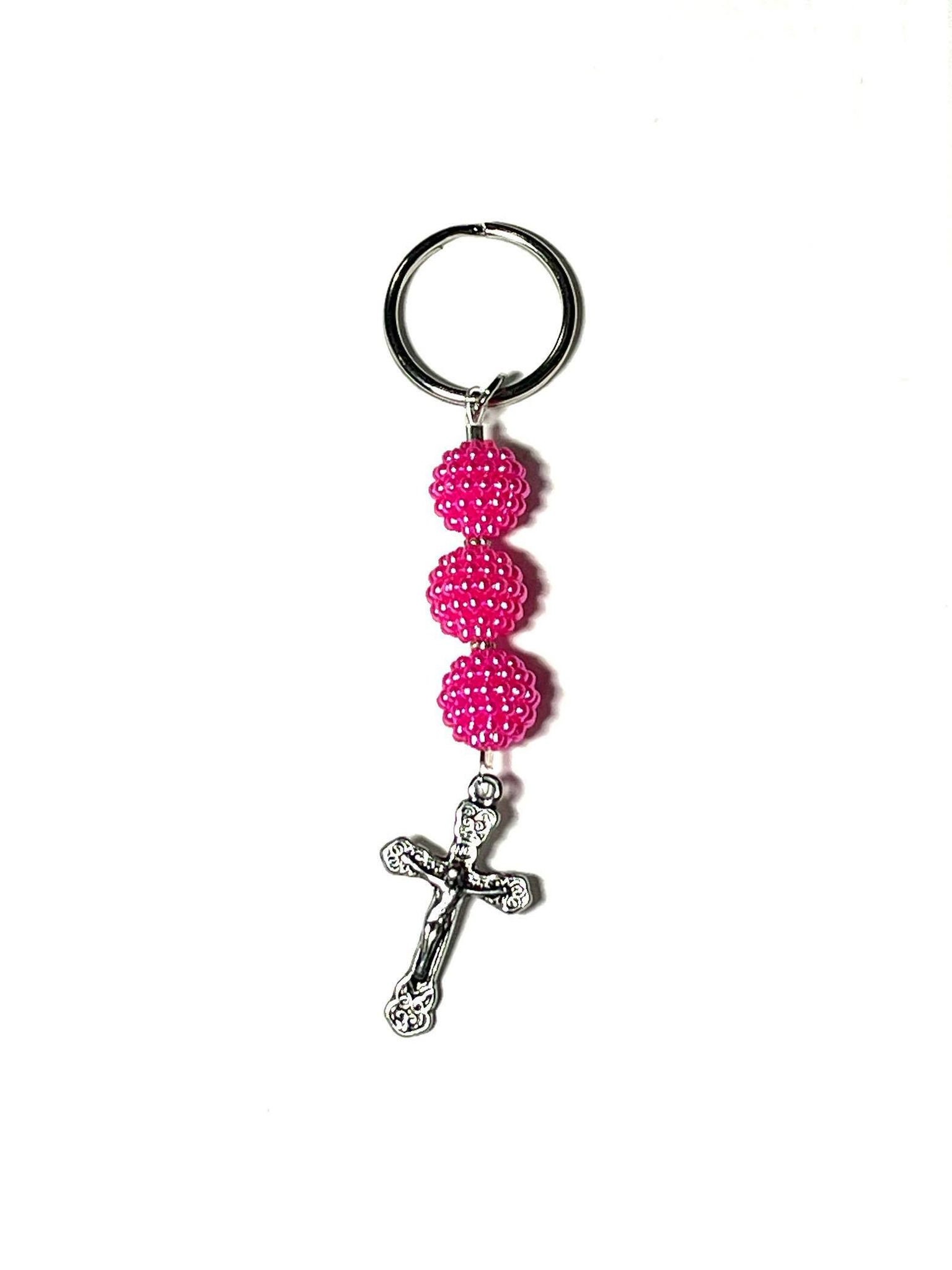 Small Cross Keychain, Keychain, Religious Gifts, Gifts, Cross Keychain ...