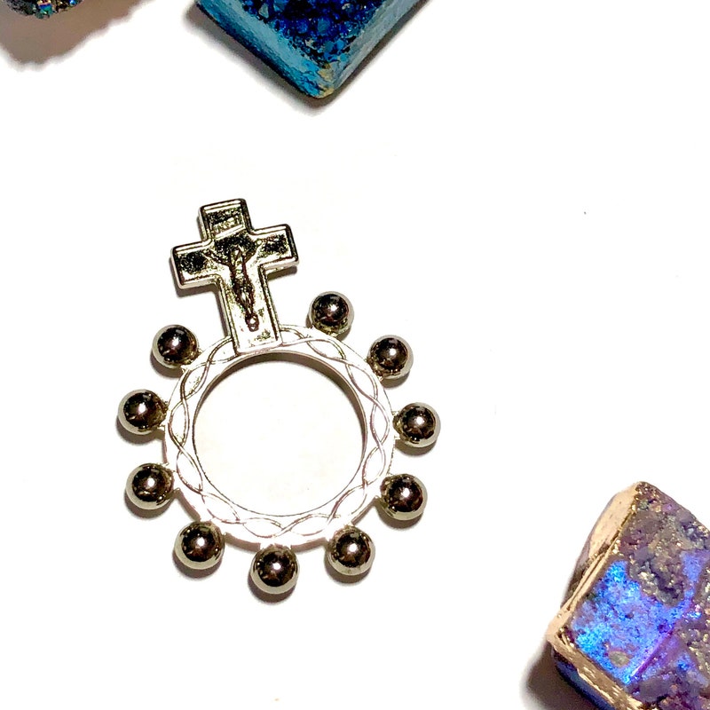 Rosary Ring - Etsy