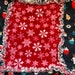 Christmas Rag Quilt/throw. Handmade - Etsy