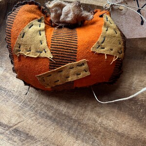 Primitive Pumpkin and Candy Corn. Handmade - Etsy