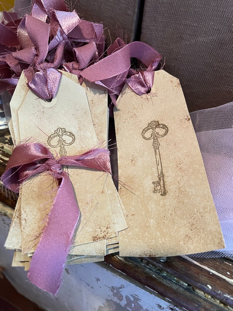 Vintage Shabby Chic Tags/accents. Handmade - Etsy