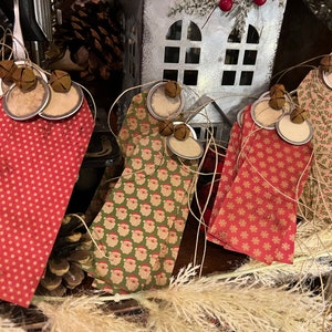 Primitive Christmas Gift Tags. Handmade - Etsy