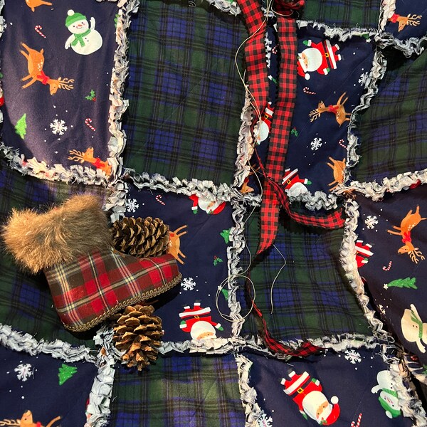 Flannel Rag Quilt - Etsy