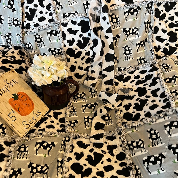 Cow Quilt - Etsy
