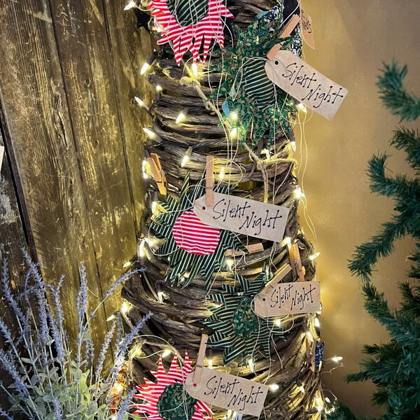 Grapevine Christmas Tree - Etsy