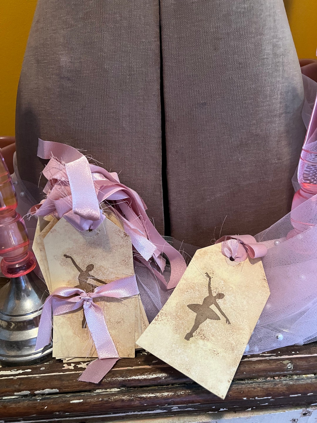 Vintage Shabby Chic Tags/accents. Handmade - Etsy