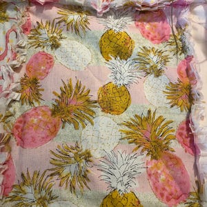 Flamingo Rag Quilt Throw. Handmade - Etsy