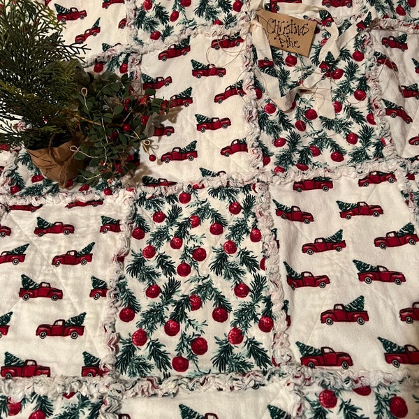 Rag Christmas Trees - Etsy