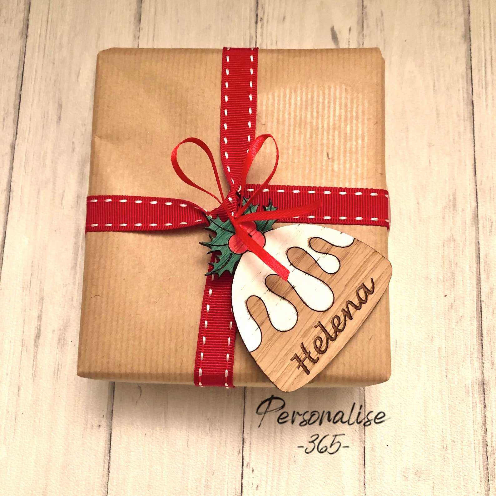 Christmas Pudding Pack 4-8 Wooden Place Setting Names - Etsy UK