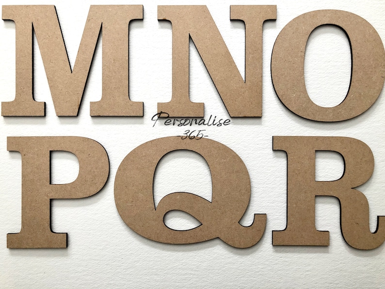 Small Wooden Alphabet Letters A-Z MDF Premium Quality Laser | Etsy