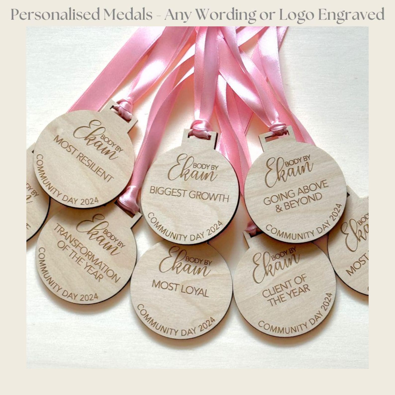Custom Medal Wooden Personalised, Reward Medals Personalised, Teacher ...