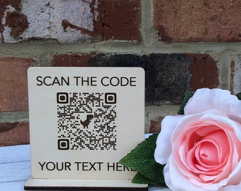 Qr Code Plaque - Etsy UK