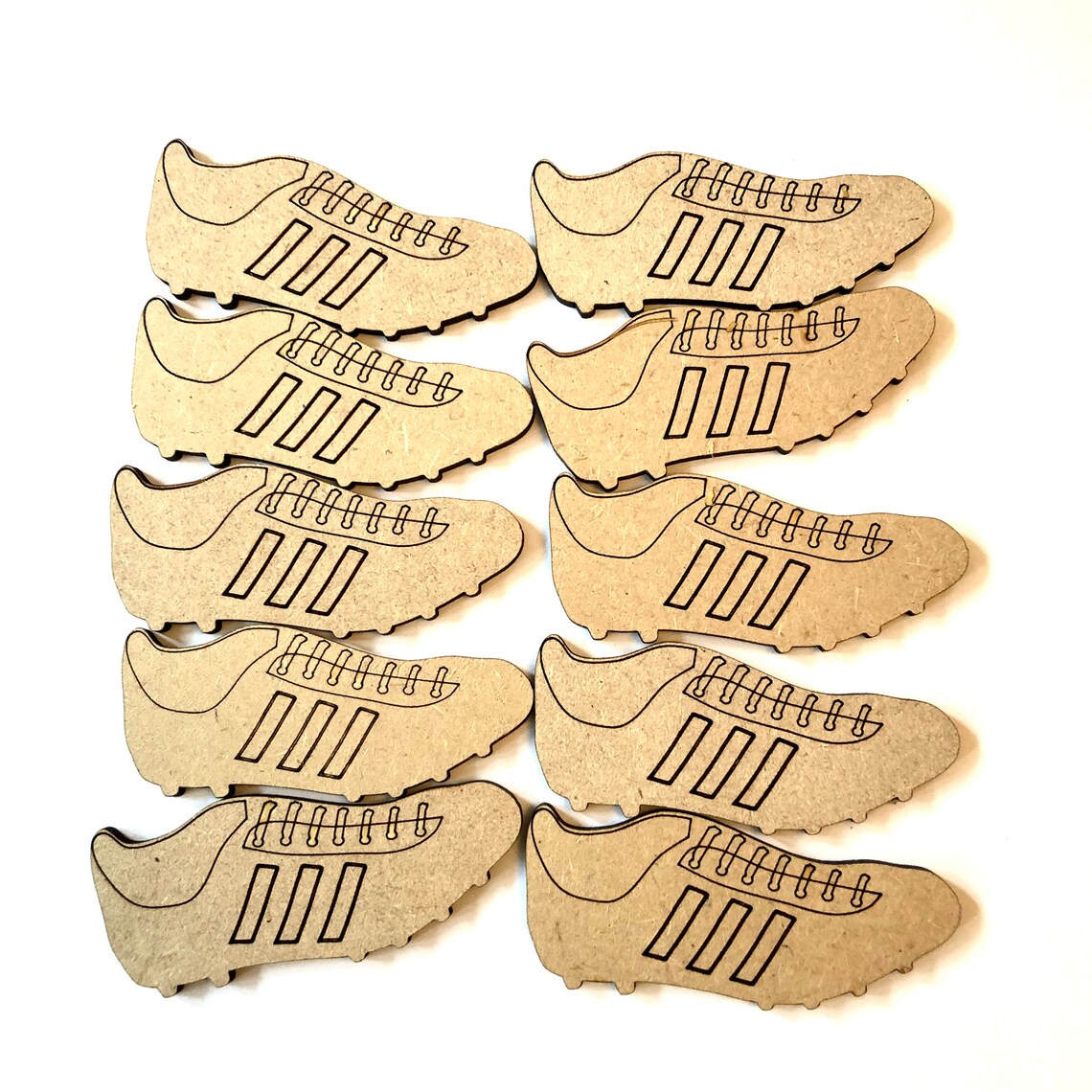 Wooden Football Boot Craft Shape X 10 3mm Mdf/ready to Paint - Etsy UK