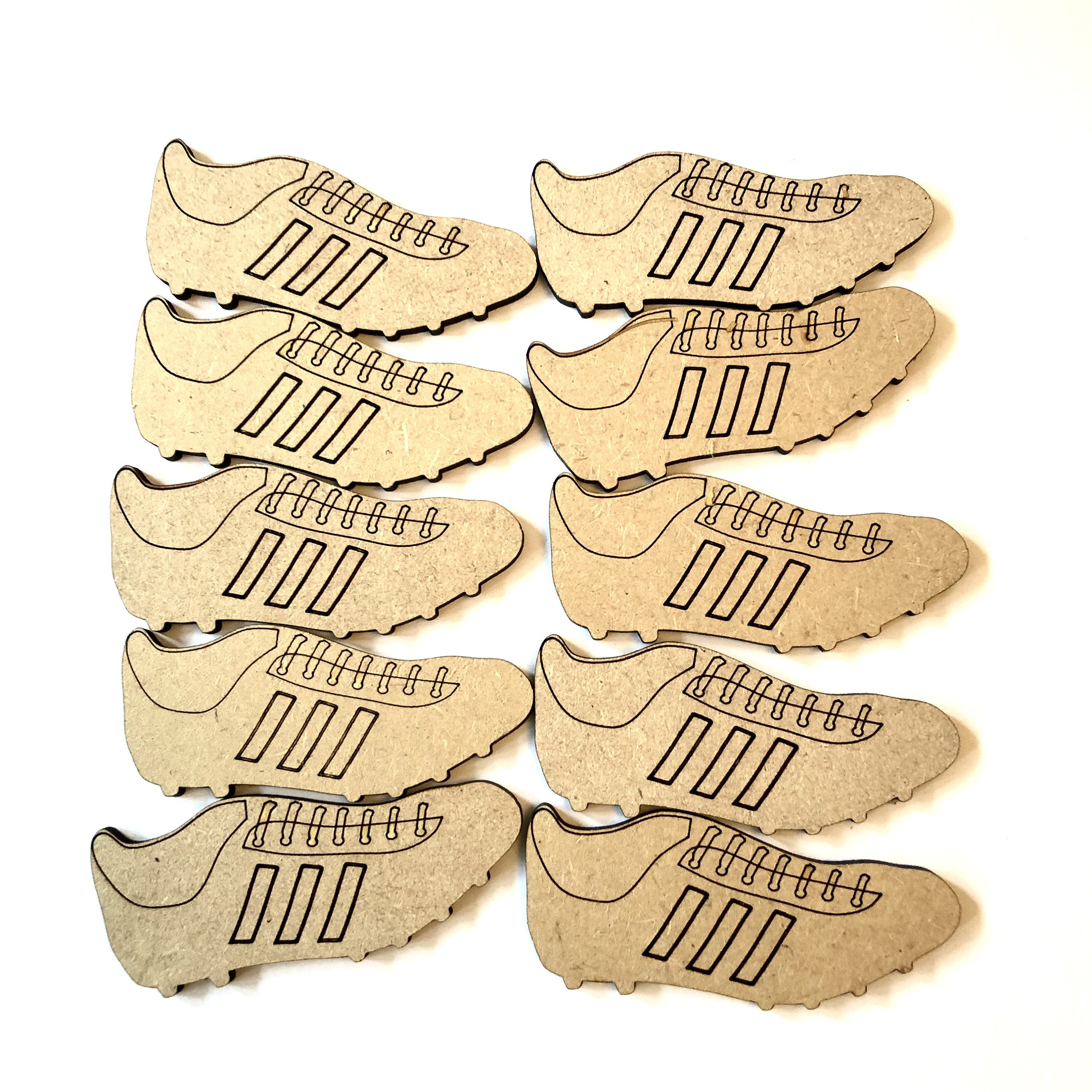 Wooden Football Boot Craft Shape X 10 3mm Mdf/ready to Paint - Etsy UK