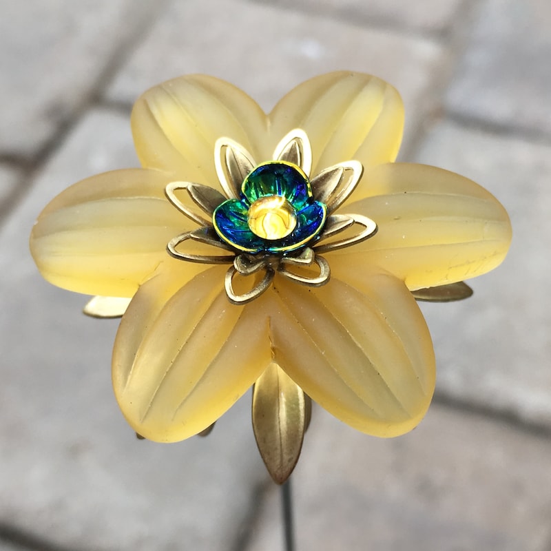 Glass Flowers With Stems - Etsy