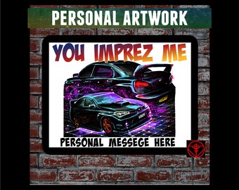 Subaru Birthday Card - Etsy UK