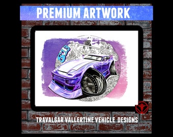 Japanese Car Print - Etsy UK