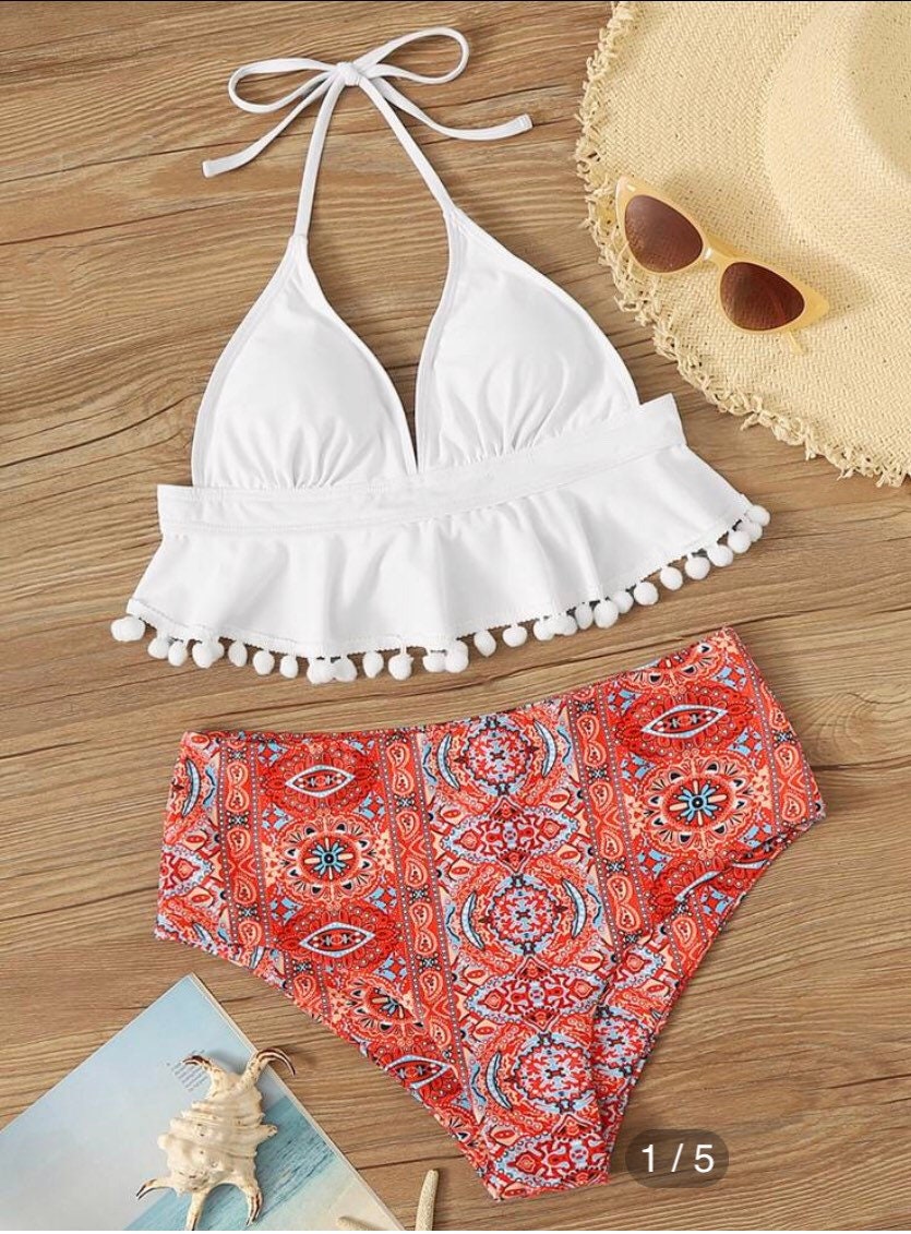 Cute Summer Bikini Swim Suit Sets Bikini Sets Womens Etsy