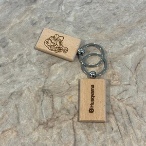 Husqvarna Zero Turn Mower Wooden Key Fob - Etsy