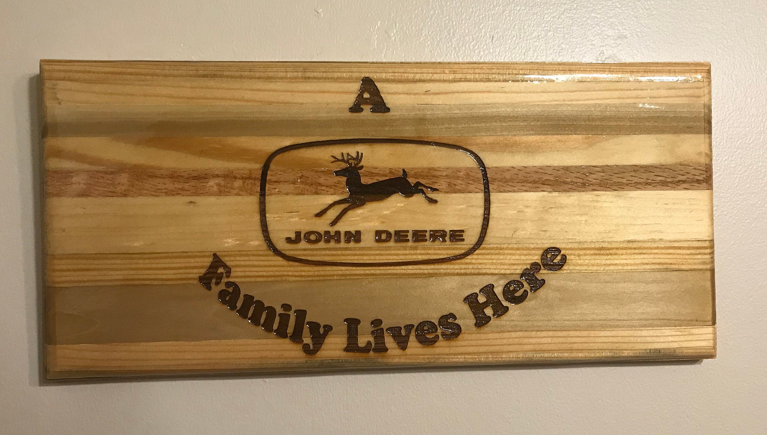 Unique John Deere Inspired Welcome Sign, Upcycled Wood Country Decor ...