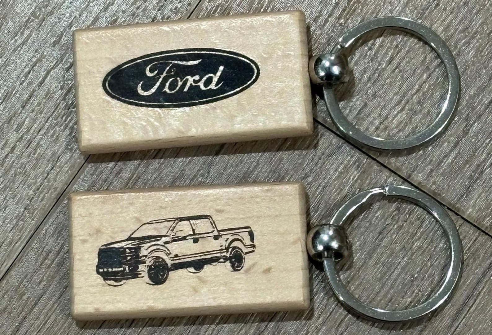 Ford F-150 Truck Wooden Key Fob - Etsy