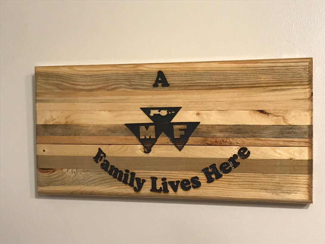 Vintage Massey Ferguson Welcome Plaque - Eco-friendly Country Home ...