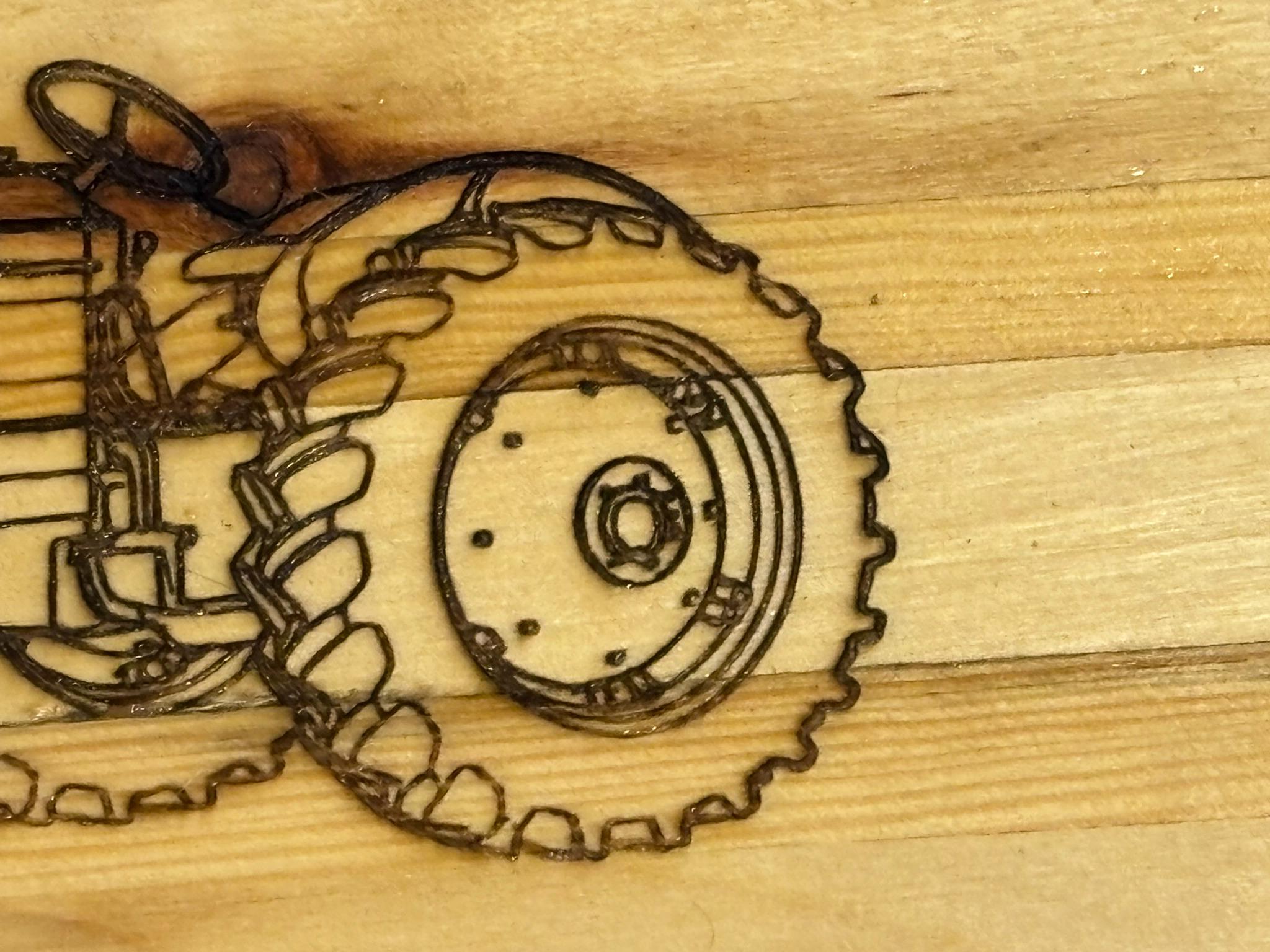 Rustic Allis Chalmers WF Tractor Wall Art - Eco-friendly Farmhouse ...