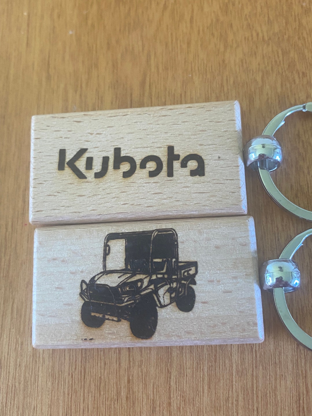 Kubota UTV Side by Side Wooden Key Chain - Etsy