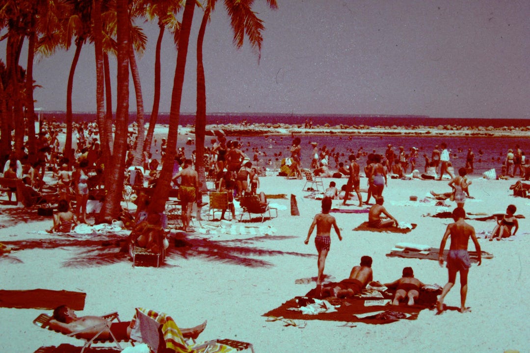 Nostalgic Miami Vibes: Set of 15 1960's Vintage Pana-vue Slides in ...
