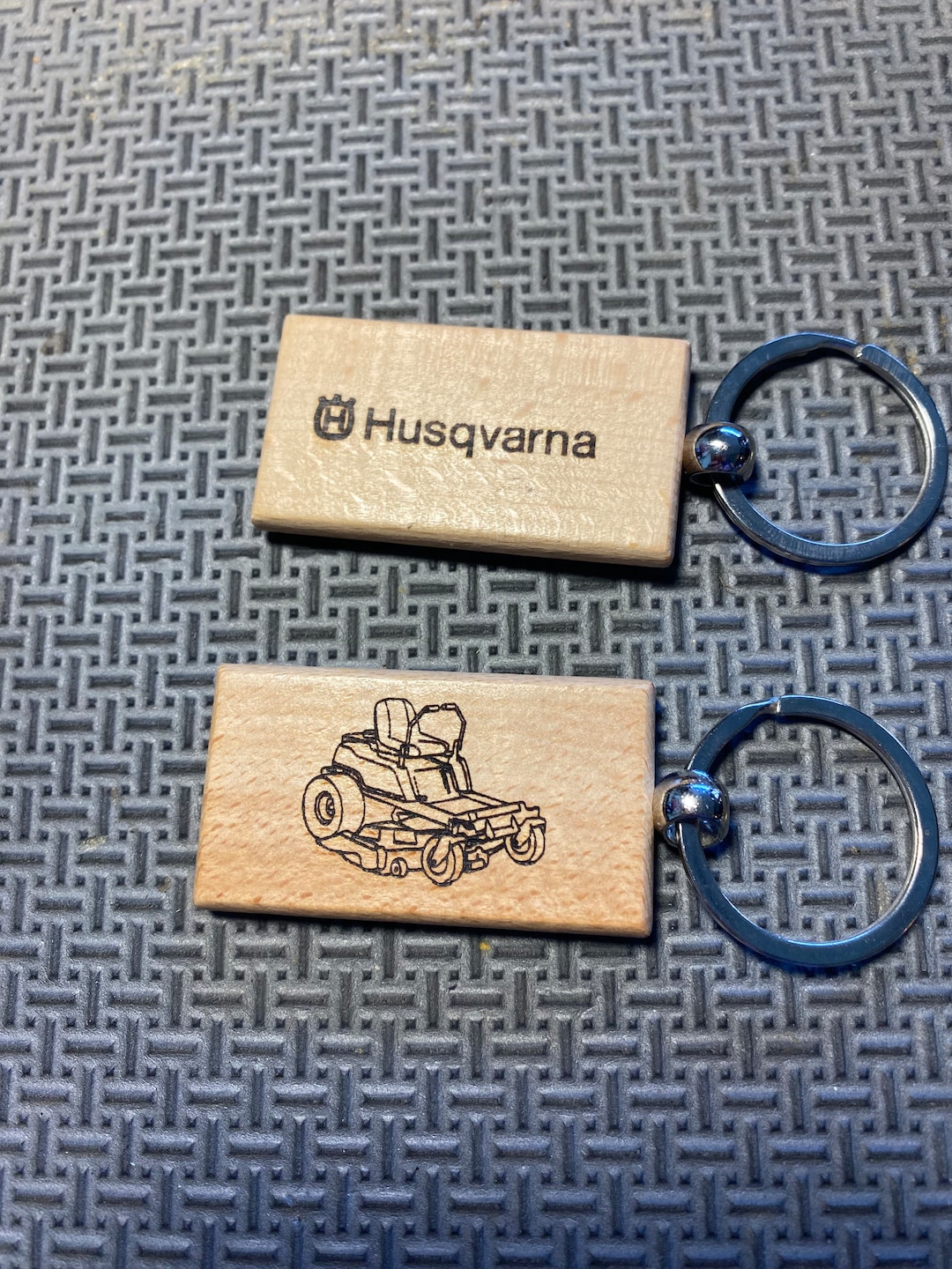 Husqvarna Zero Turn Mower Wooden Key Fob - Etsy