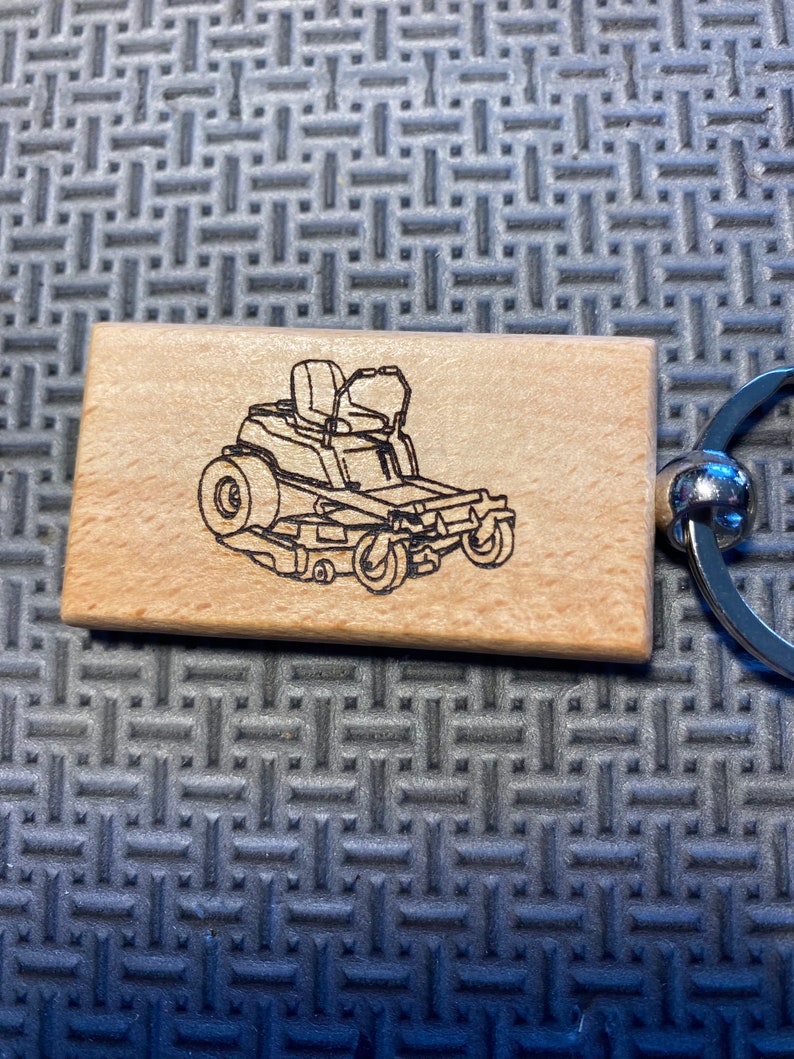 Husqvarna Zero Turn Mower Wooden Key Fob - Etsy