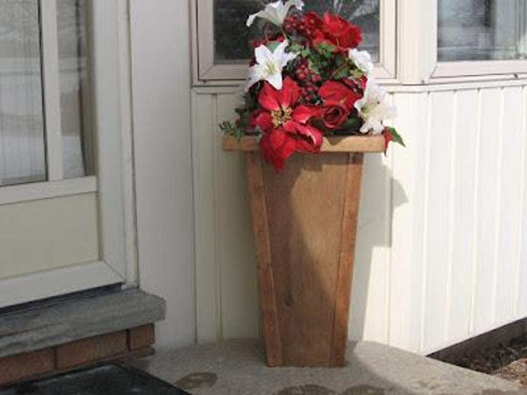 Deck Vase Planter Plans Using Pressure Treated Wood - PDF Plans and How ...