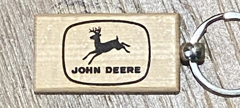 Wooden John Deere Gator UTV Key Fob - Country Chic Accessories - Etsy