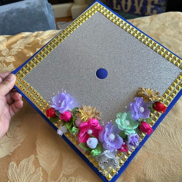 Flowers for Graduation Cap - Etsy