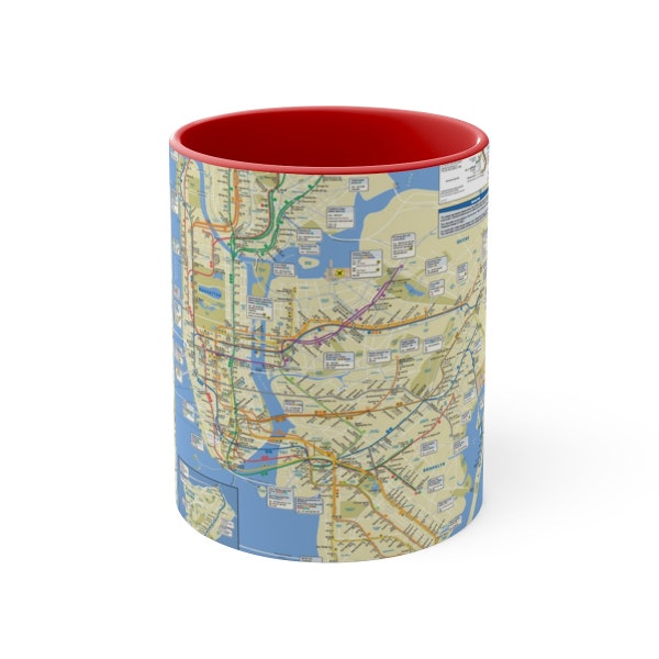 New York Subway Map - Etsy