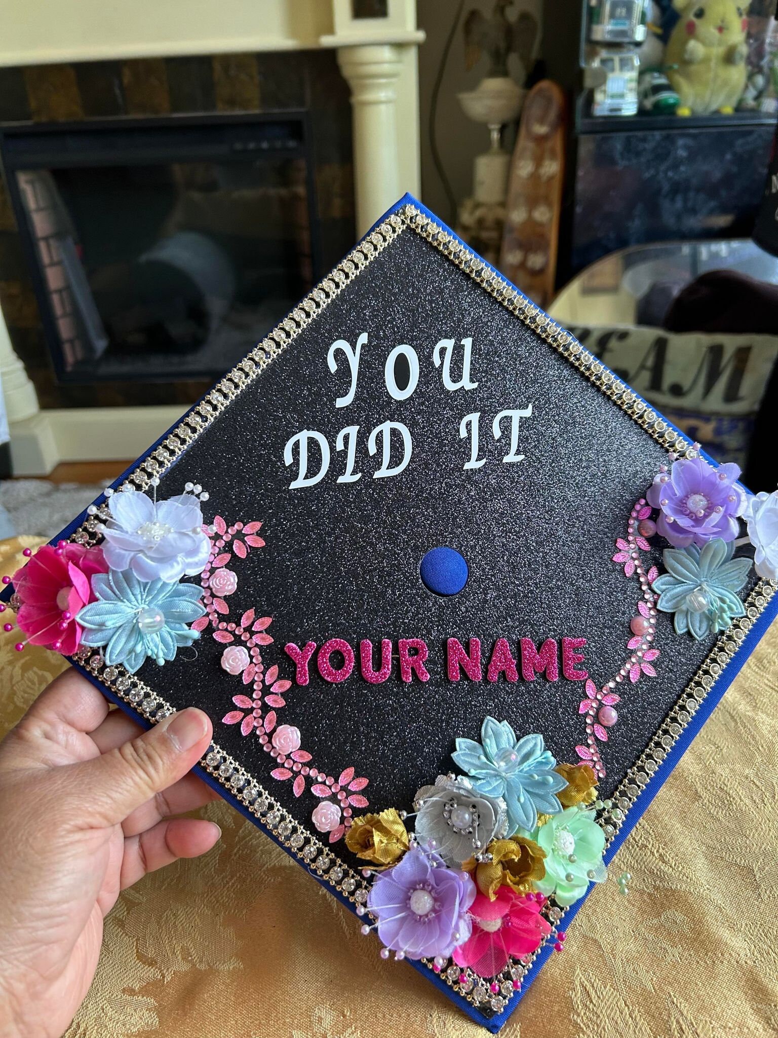 Graduation Cap Topper graduation Hat Cover Hat Topper With - Etsy