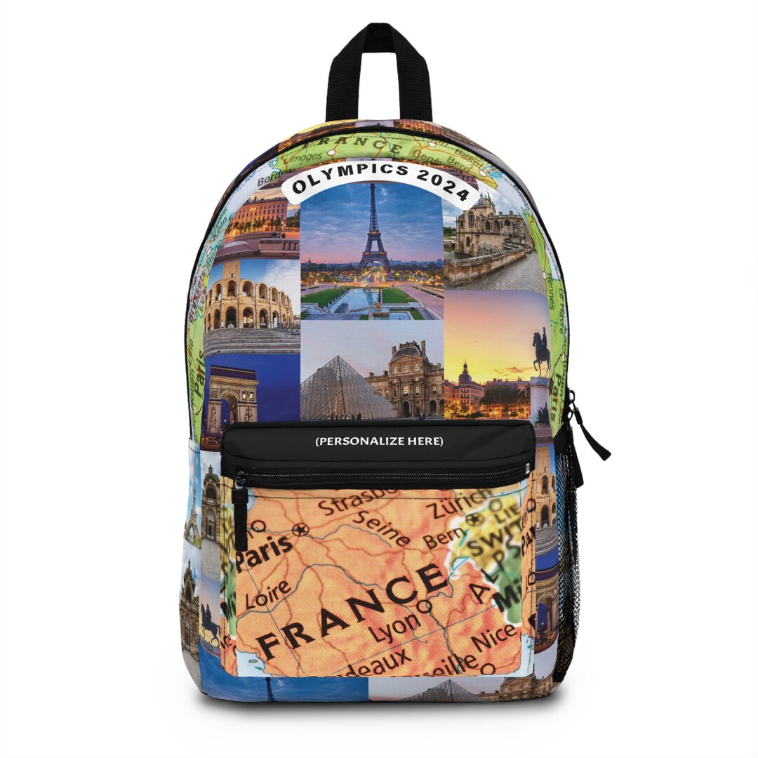 Personalized Olympics 2024 Paris France Backpack France Olympics 2024 ...