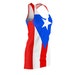 Puerto Rico Flag Dress | Women's Cut & Sew Racerback Dress | Multi ...