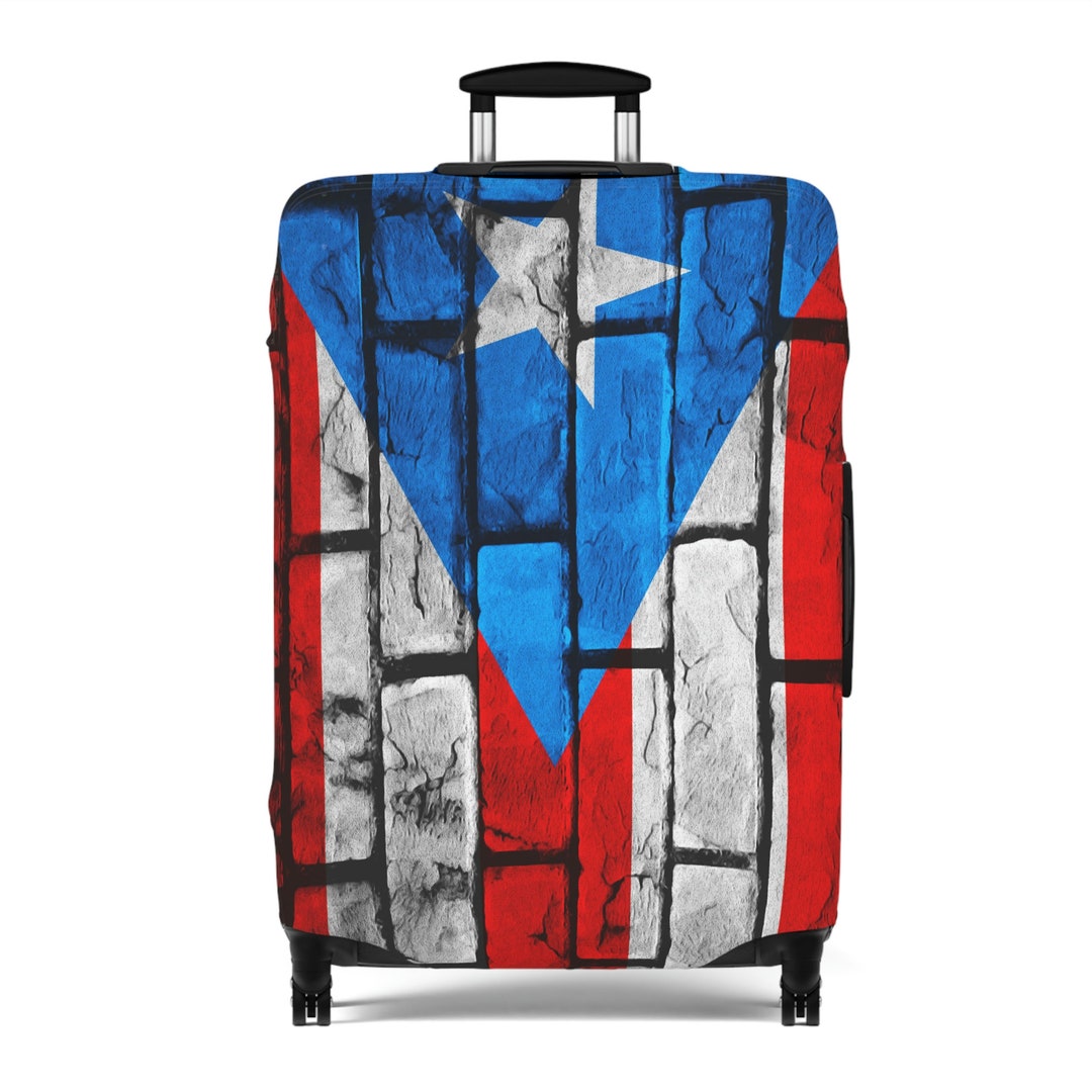 Puerto Rico Flag Luggage Cover | Puerto Rico Map Suitcase Cover | Unique Gifting Idea | :luggage ...
