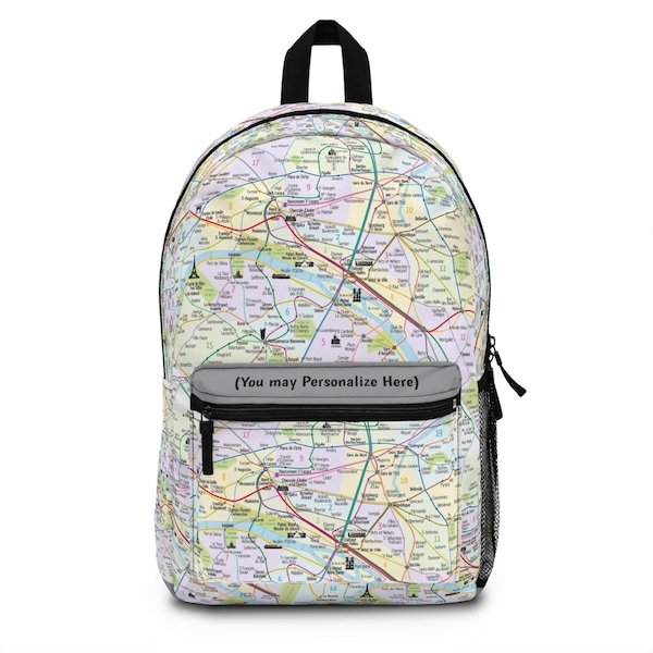 Map Backpack - Etsy