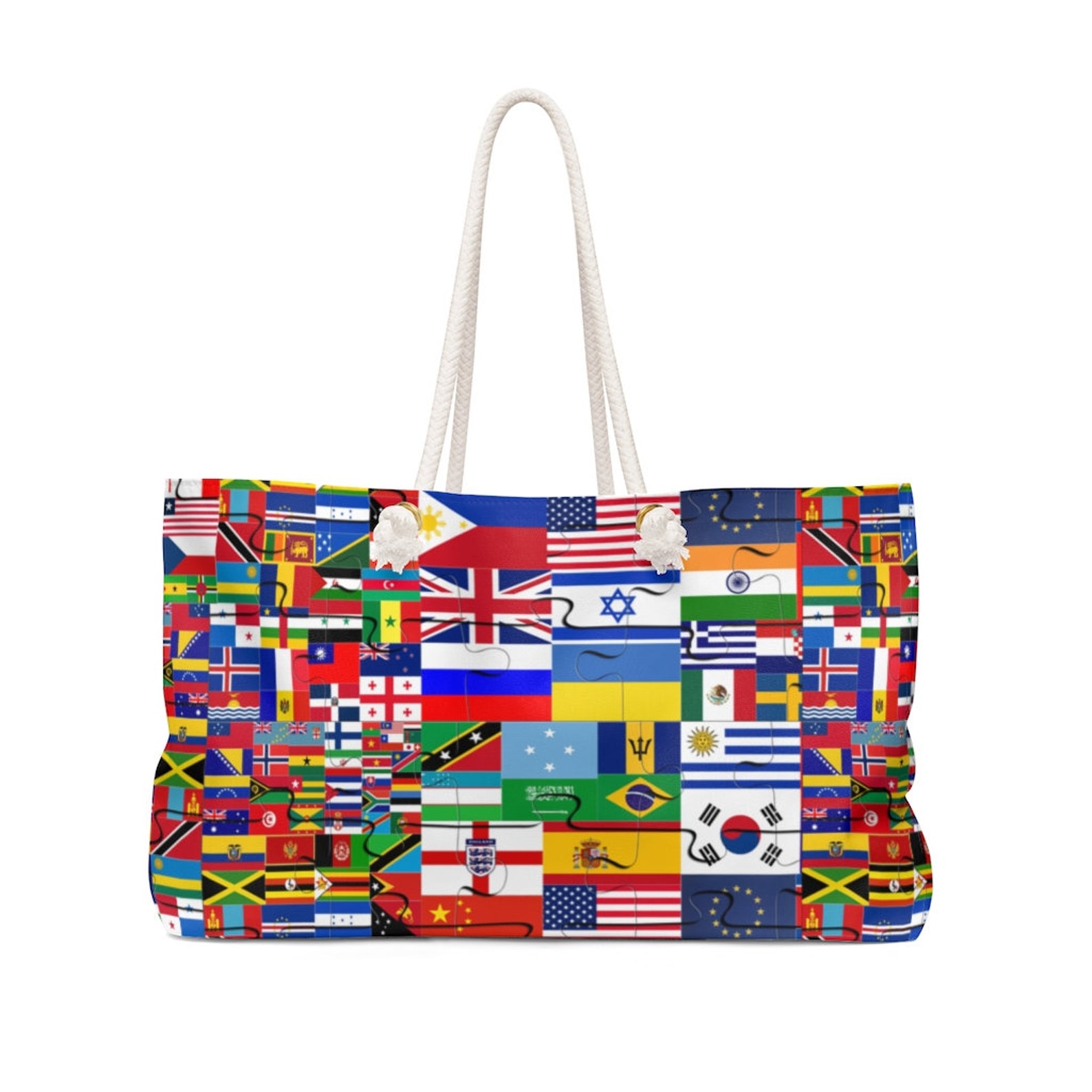 World Flags Weekender Bag | Flags of the World Beach Bag World Olympics ...