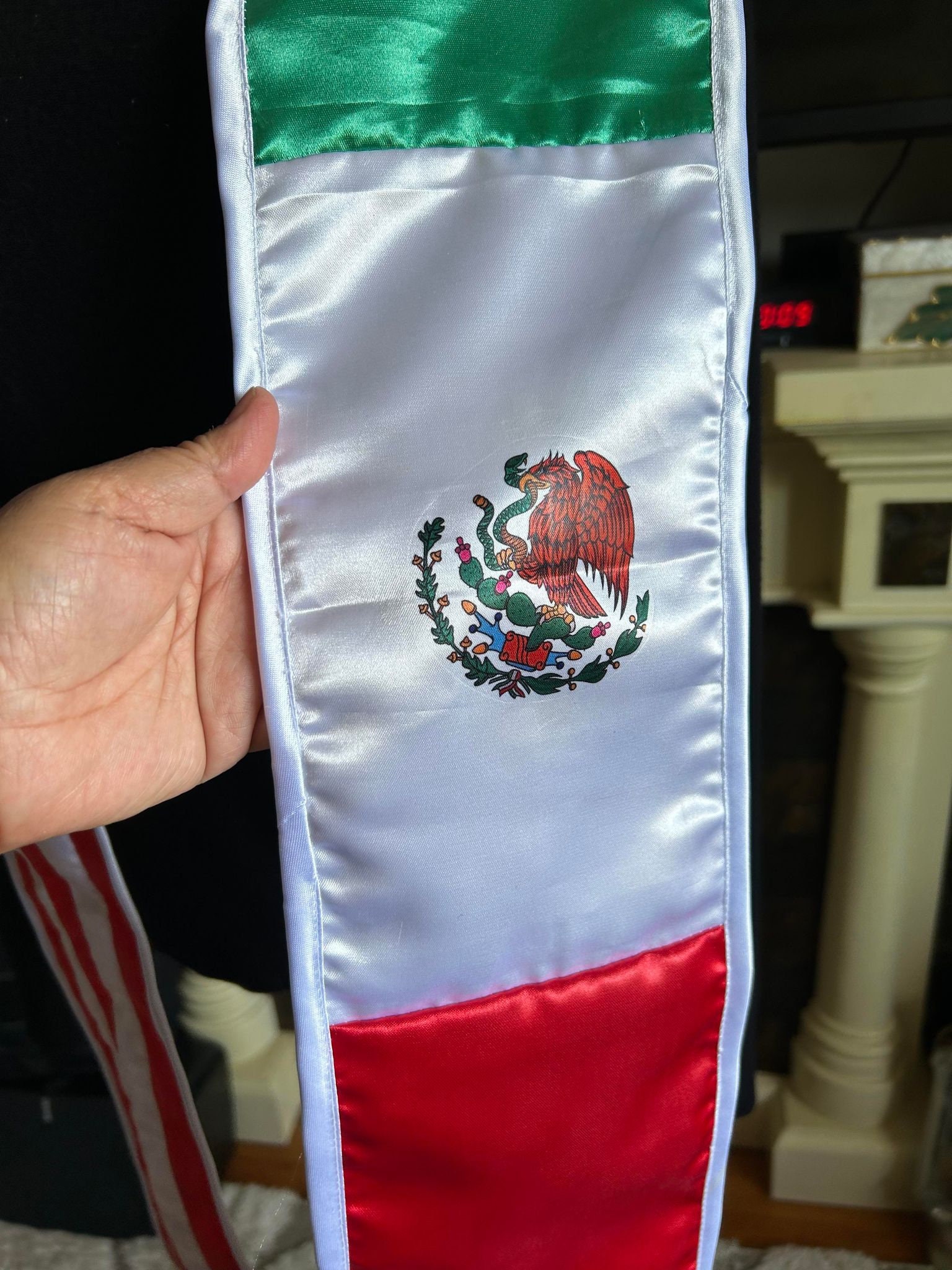 Class 2023 Mexico-usa Mixed Flag Graduation Stole Sash. Free - Etsy