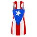 Puerto Rico Flag Dress | Women's Cut & Sew Racerback Dress | Multi ...