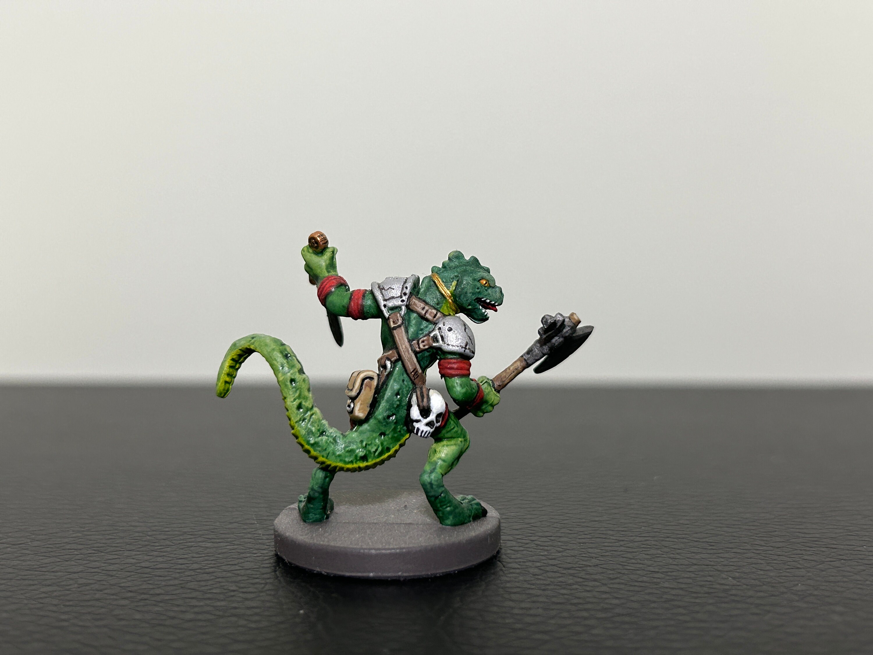 Painted Dragonborn / Lizardfolk Miniature. Custom Modded and - Etsy