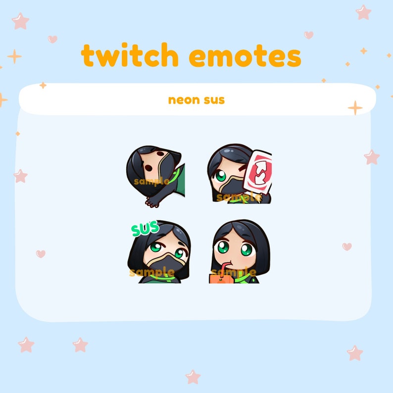 Valorant Viper Twitch Emotes Pack Twitch, Discord, Youtube Custom ...