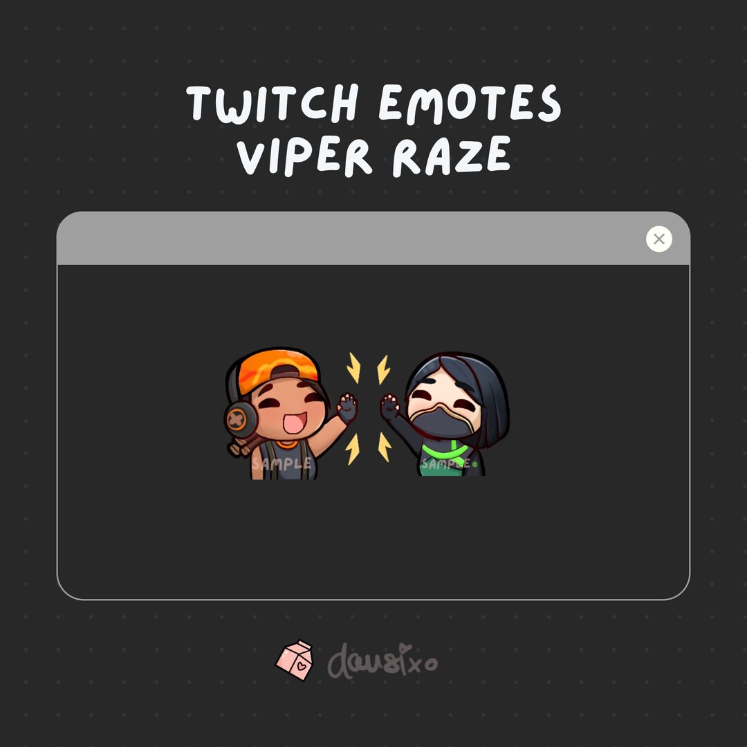 Viper Raze Valorant Twitch Emotes Twitch Discord Youtube - Etsy