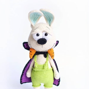 Halloween Crochet Bunny Doll PATTERN. Funny Vampire Rabbit. - Etsy