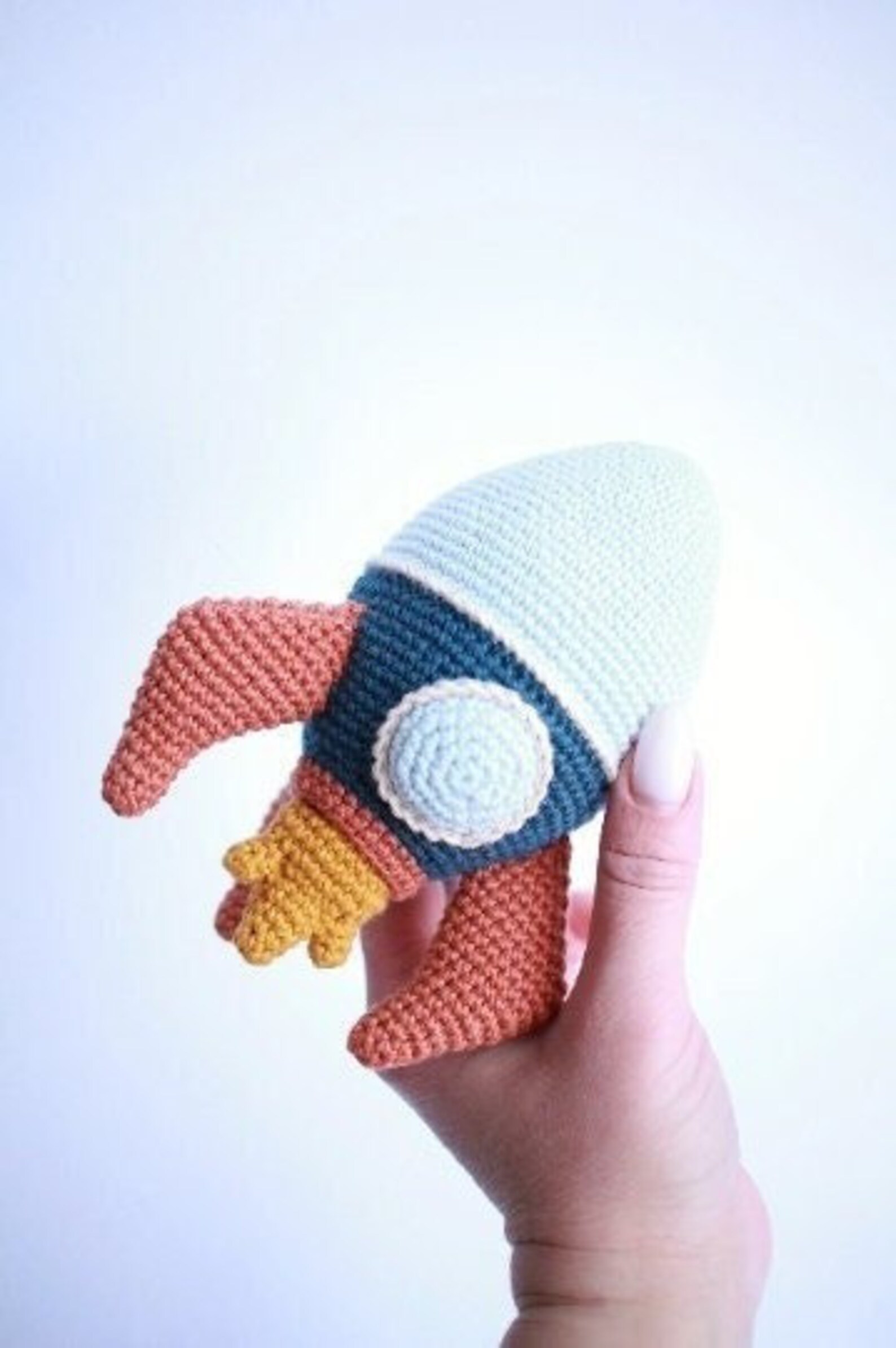 Easy Rocket Crochet Pattern Amigurumi Rocketship. Space Ship - Etsy